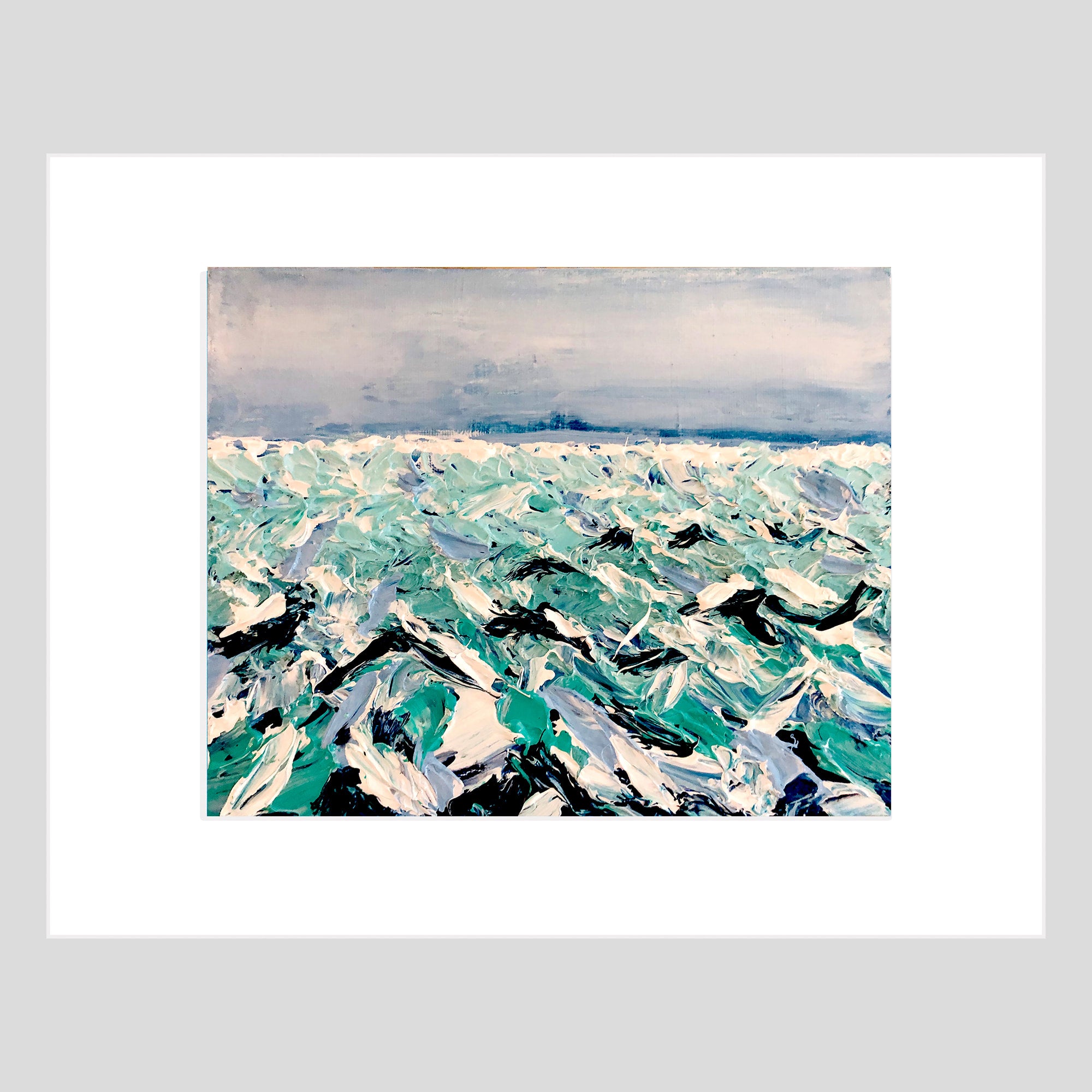 Choppy Seas Matted Print | seaweeddesigns